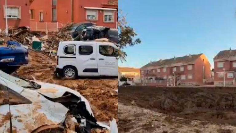 El antes y el ahora de Paiporta tres semanas después de la DANA