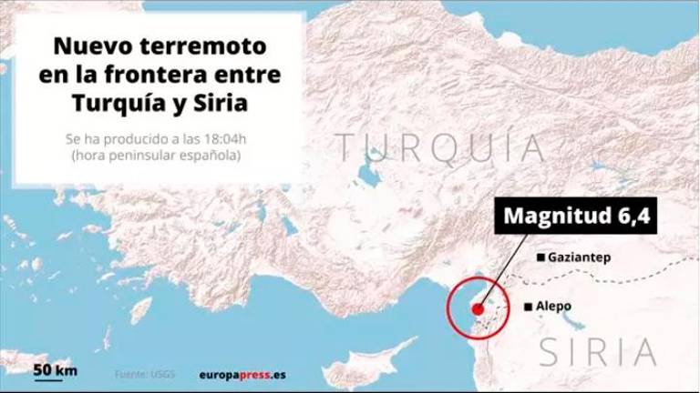 Otro Terremoto Esta Vez De 6 4º Sacude De Nuevo Turquía Y Siria