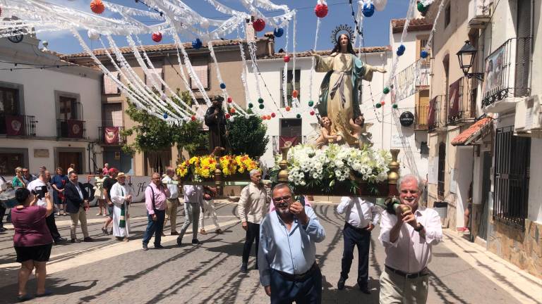 Cariño a La Asunción y a San Roque en Hornos de Segura