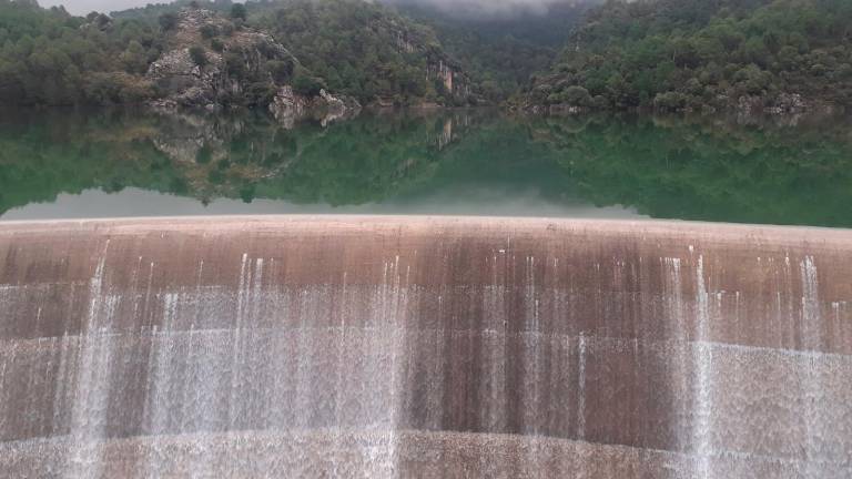 El Aguascebas, a rebosar