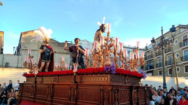 Conmovedora penitencia de la Flagelación en Arjona