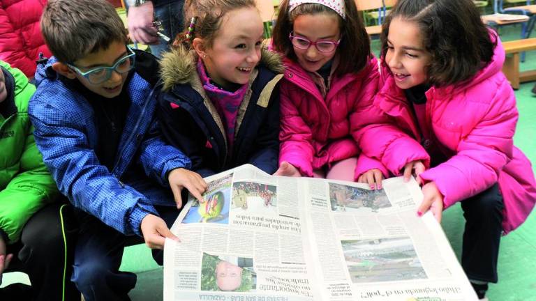 Pequeños reporteros con clase
